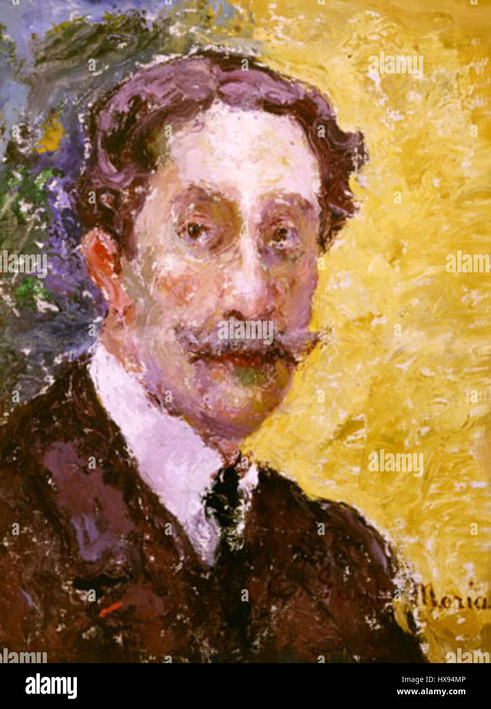 This self-portrait from 1910 depicts the artist’s introspective ...