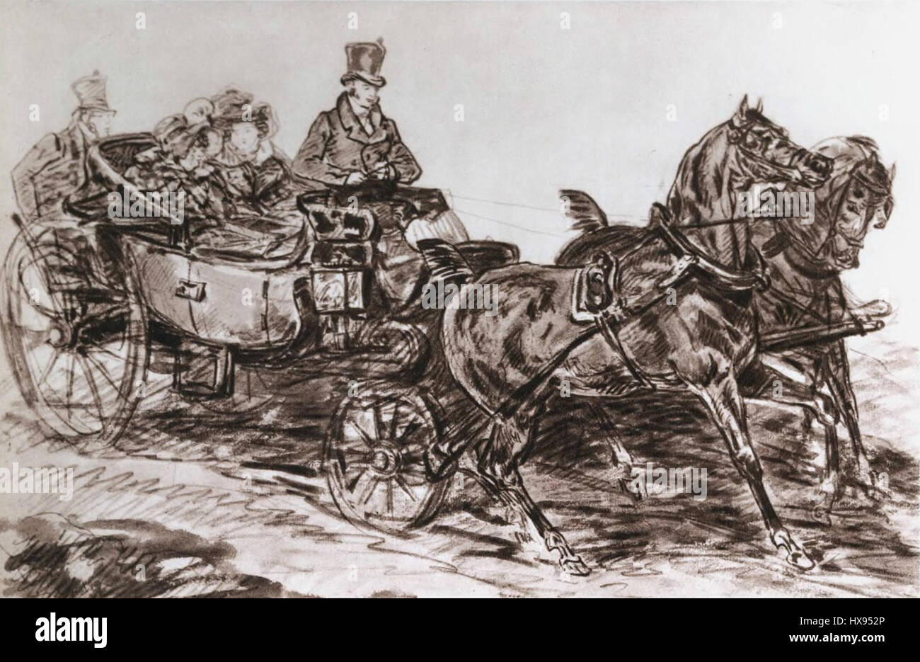 ‘Przejażdżka’ by Michałowski depicts a traditional Polish scene of a ...