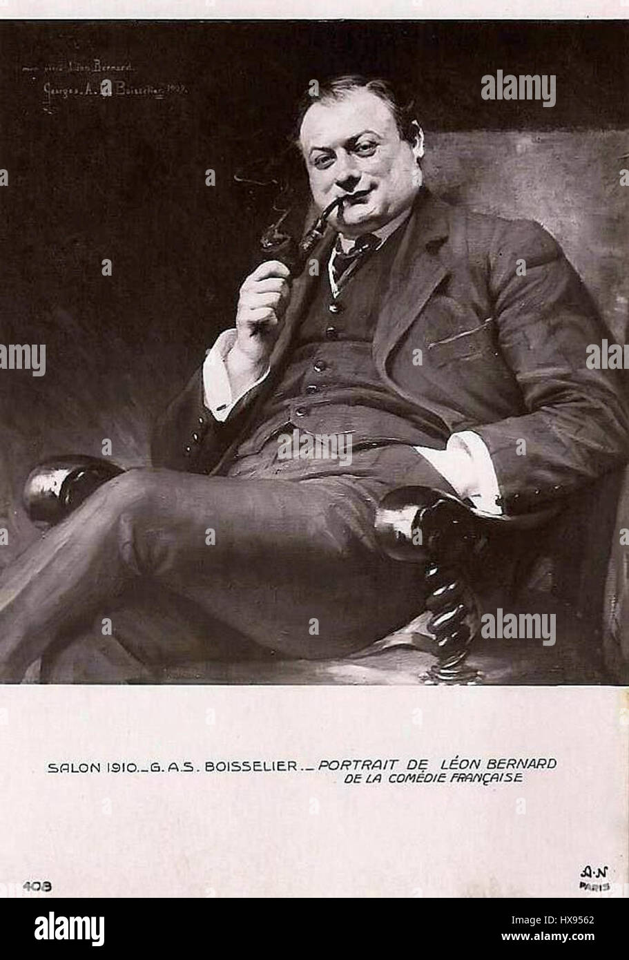 *Portrait de Léon Bernard* is a 19th-century French portrait of the ...