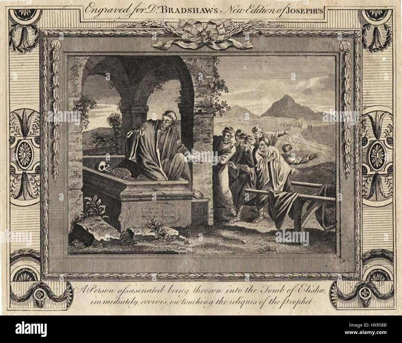 'Thomb and Miracle of Elisha' refers to the biblical story of the ...