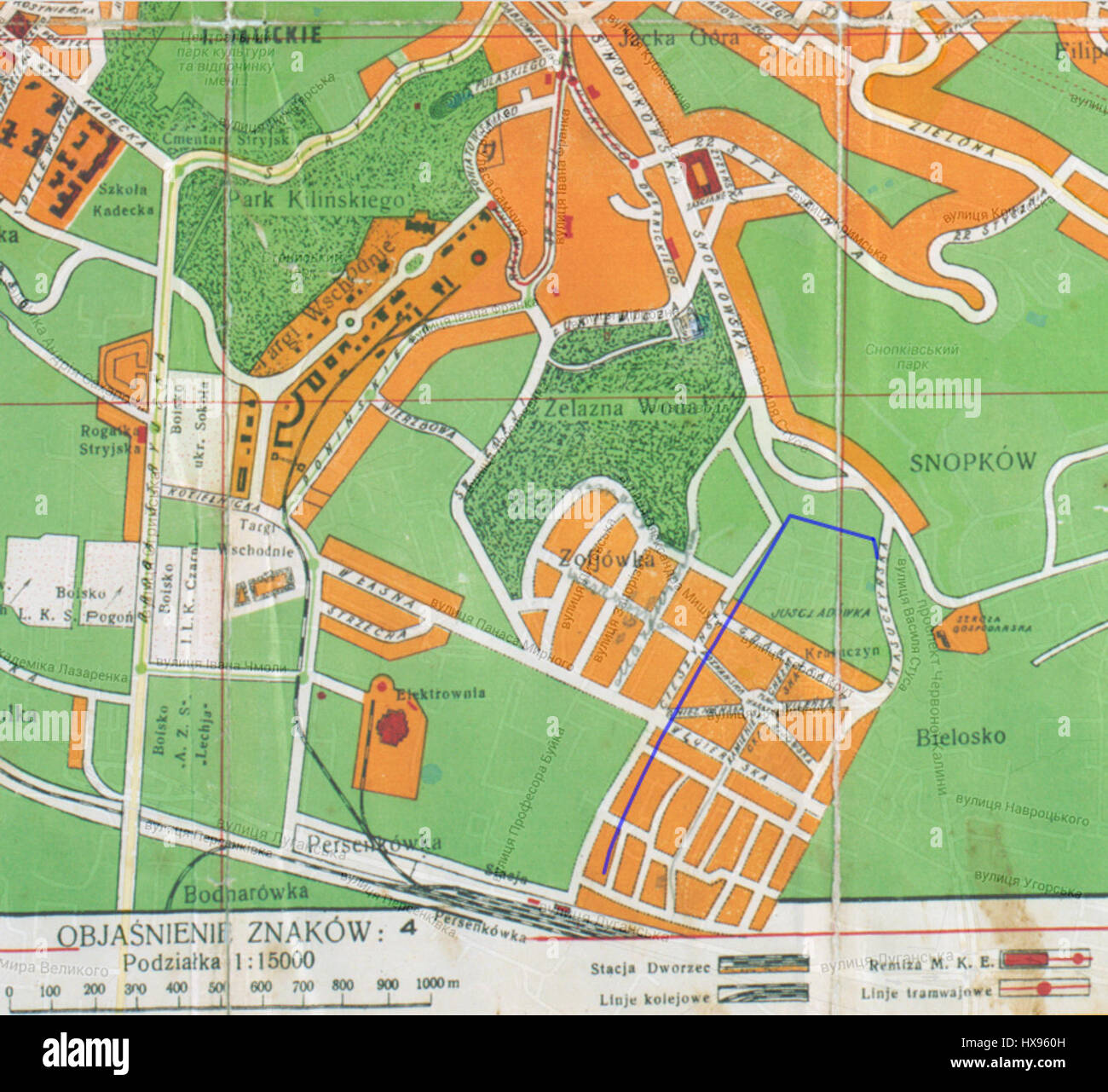 The 'Mapa Novego Lwowa' from 1931 is a historical map of the city of ...