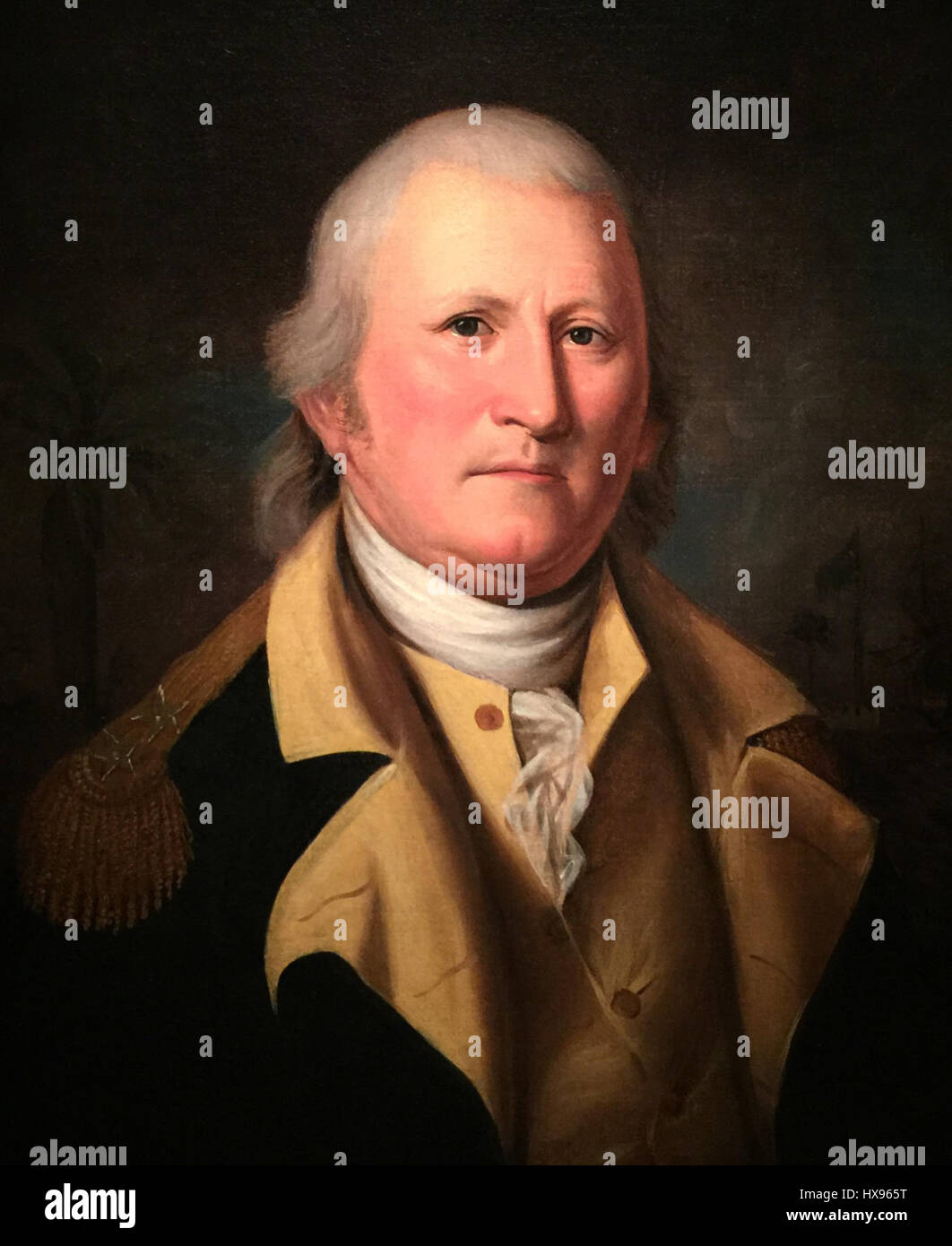 The portrait of William Moultrie, an important figure in American ...