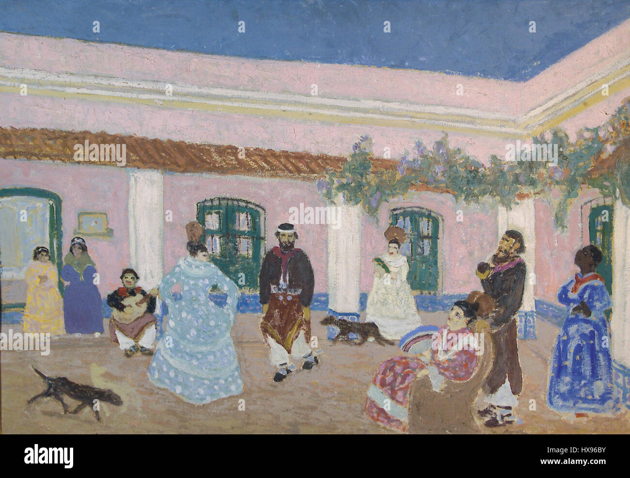 'El Gato' by Pedro Figari is a painting that reflects the cultural and ...