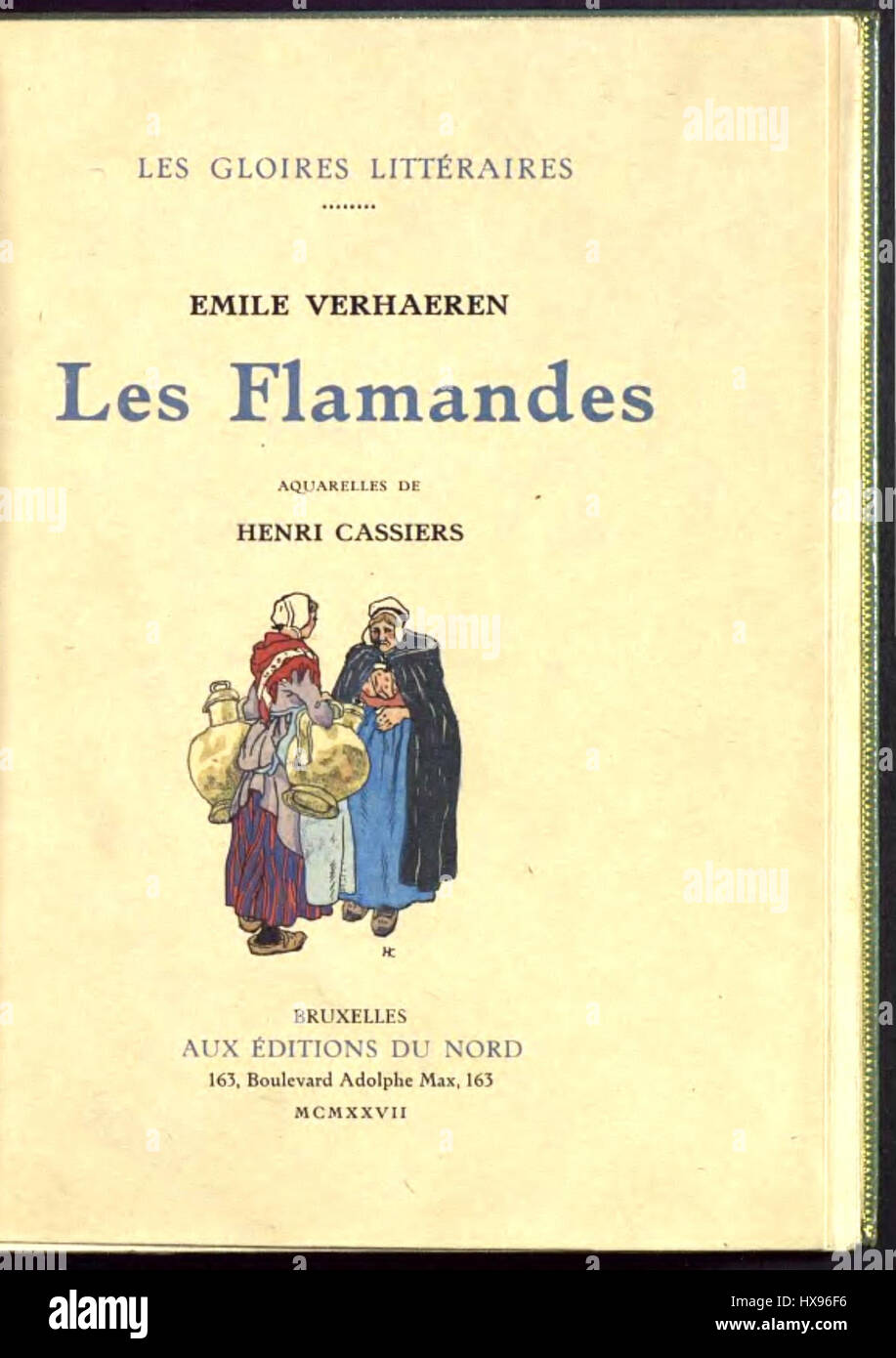 'Les Flamandes' (The Flemish Women) is a work by Belgian poet Émile ...