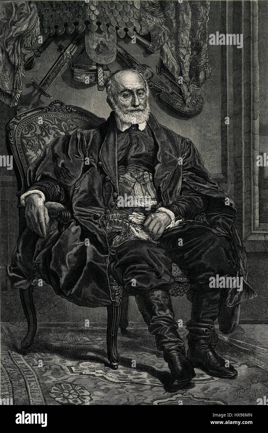 This portrait depicts Piotr Moszyński, a Polish nobleman from the 18th ...