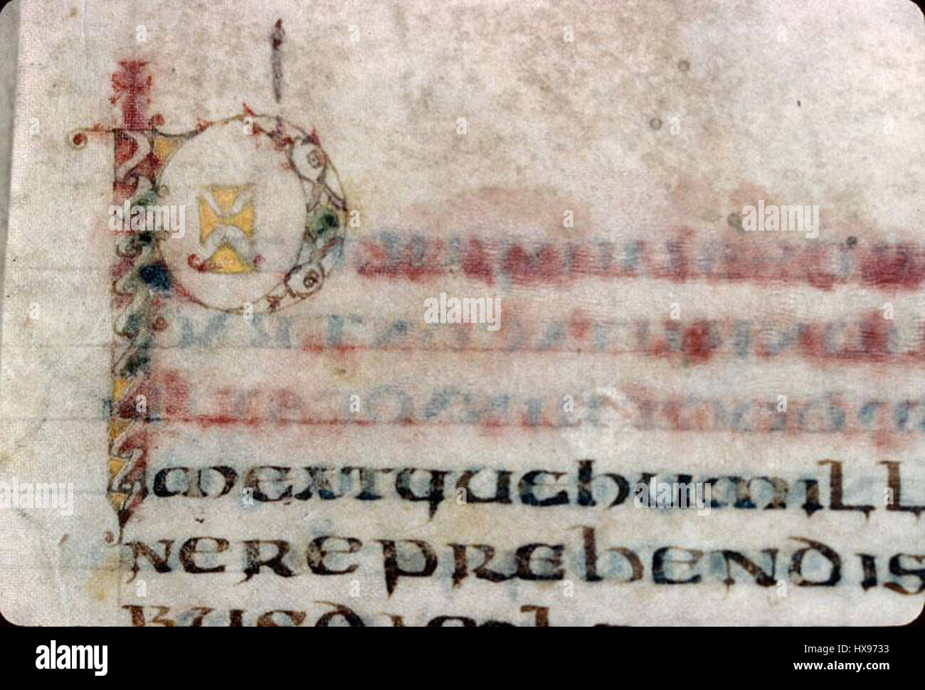 This illuminated manuscript from the Bibliothèque municipale de Troyes ...