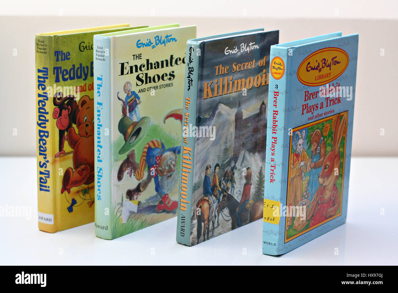 Four Enid Blyton books lined up, brer rabbit, children's, kids books ...