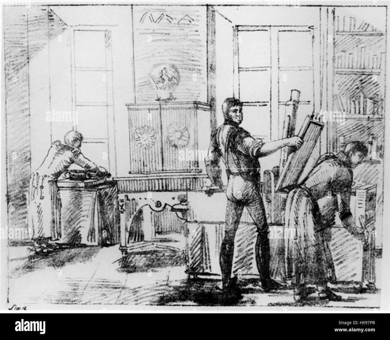 Lithographs from 19th century hi-res stock photography and images - Alamy