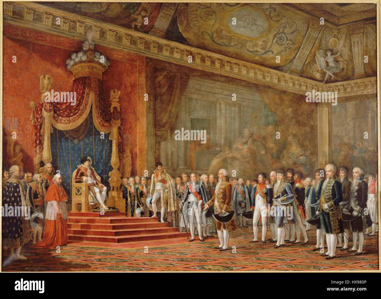 The 'Throne of Napoleon' at the Tuileries Palace is an iconic symbol of ...