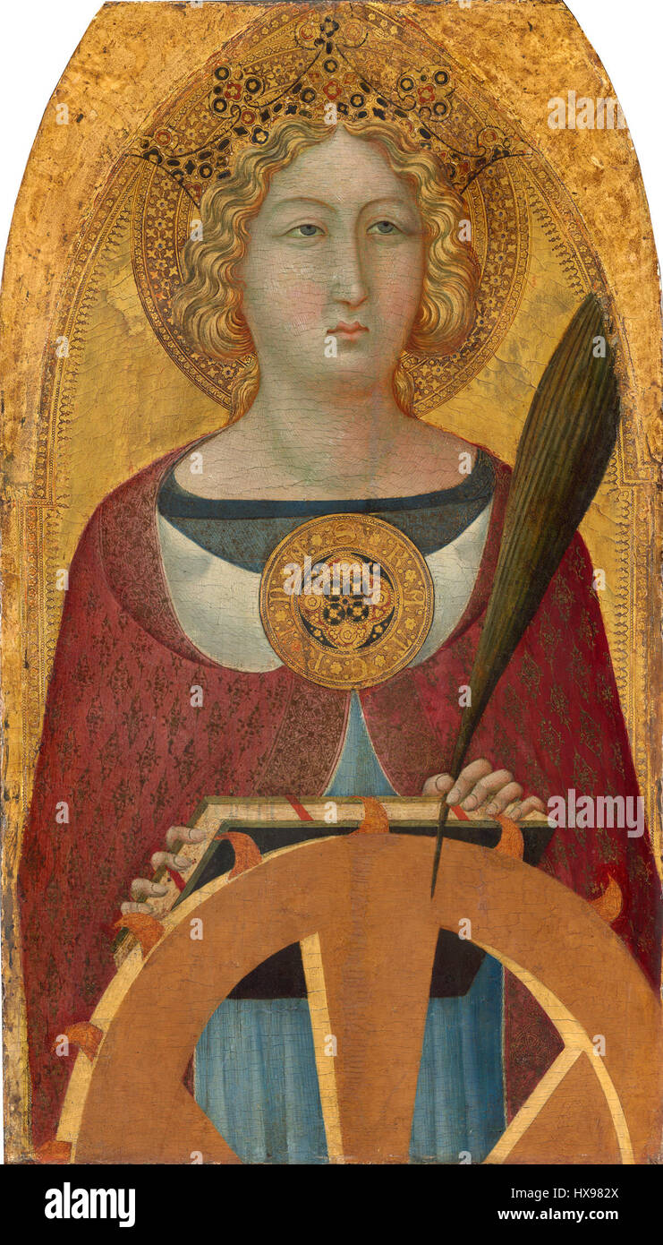 The depiction of Saint Catherine of Alexandria in artwork from 1667 ...