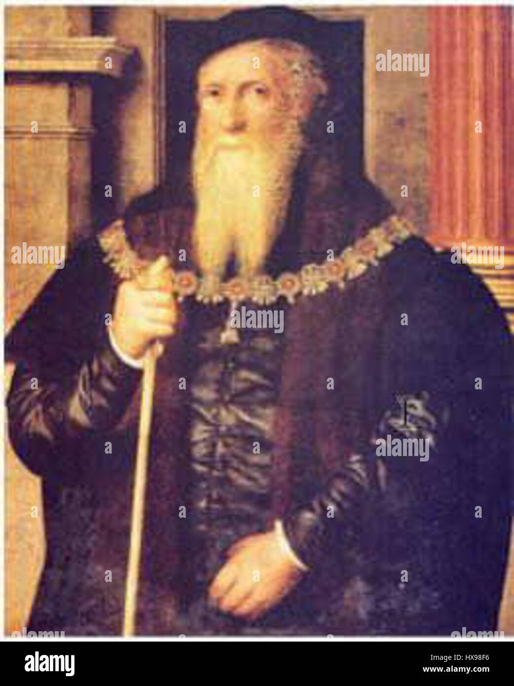The 'Portrait of Sir Anthony Wingfield' is a 16th-century painting that ...