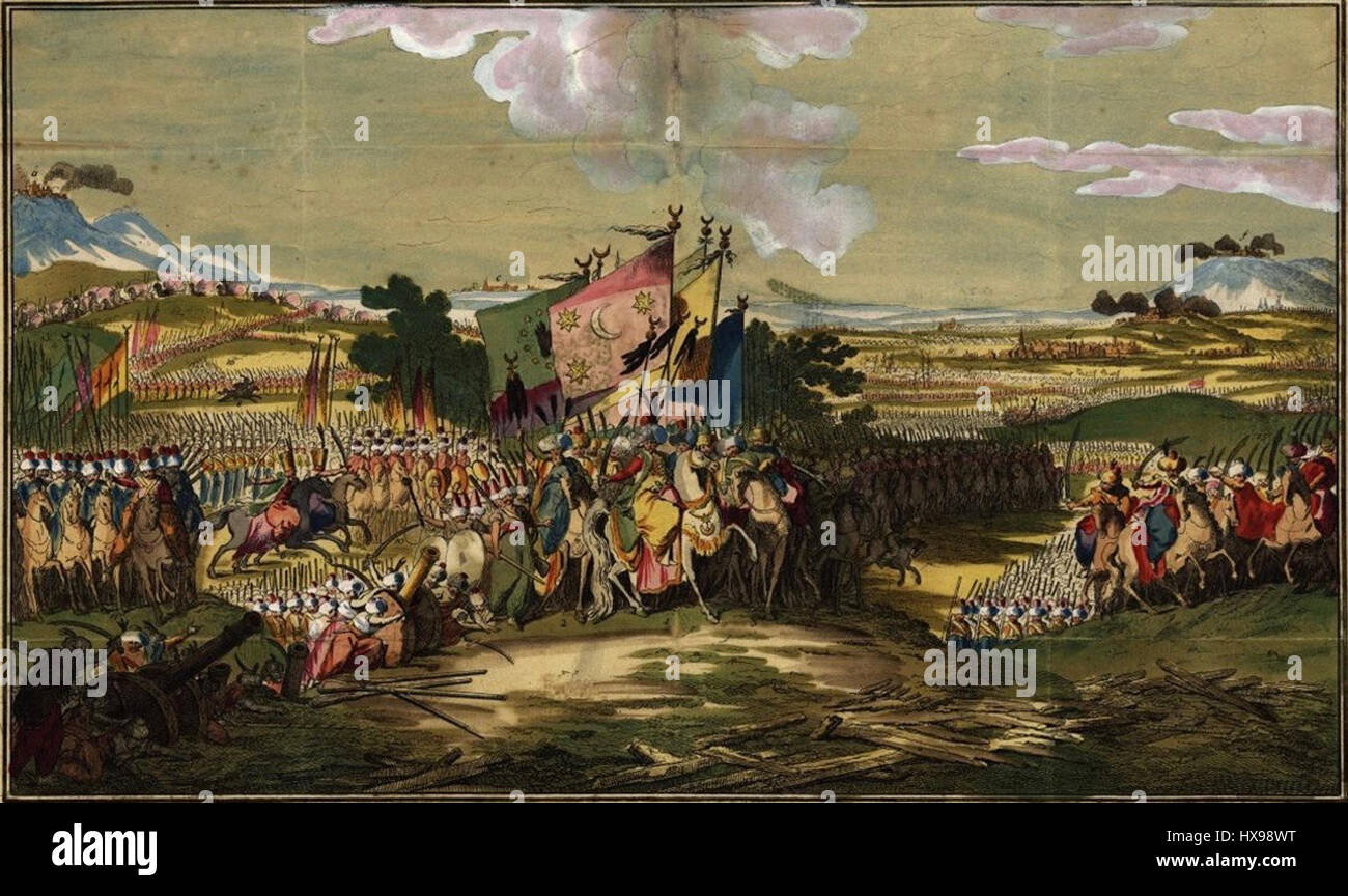 The 'Turkische HauptArmee' (Turkish main army) illustration represents ...