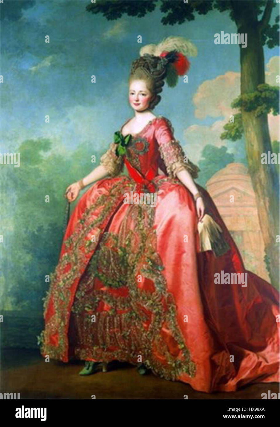 Portrait of Maria Fyodorovna, painted by Alexander Roslin around 1777 ...