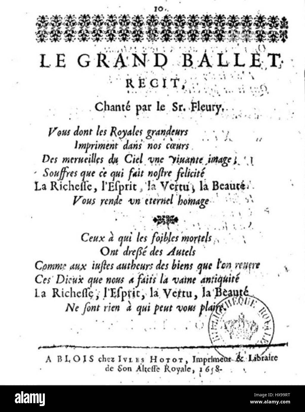 17th century painting france Black and White Stock Photos & Images - Alamy
