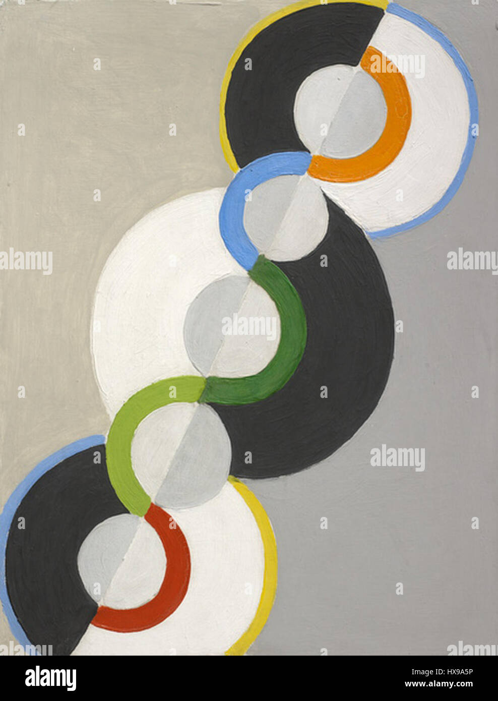 Robert Delaunay’s ‘Simultaneous Circles’ from 1934 is an abstract ...