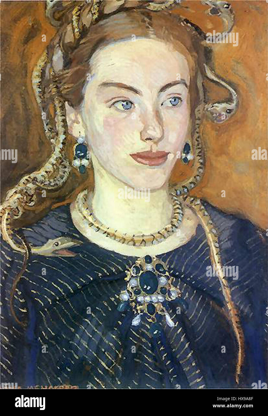 'Meduza 2' is a contemporary artwork depicting the mythical figure ...