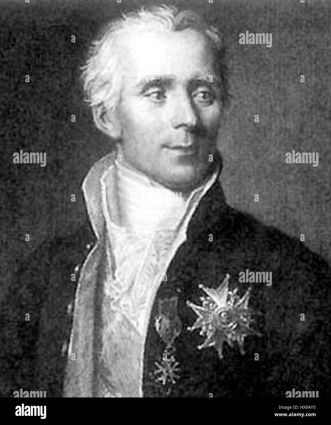 This print features Pierre Simon Laplace, a prominent French ...