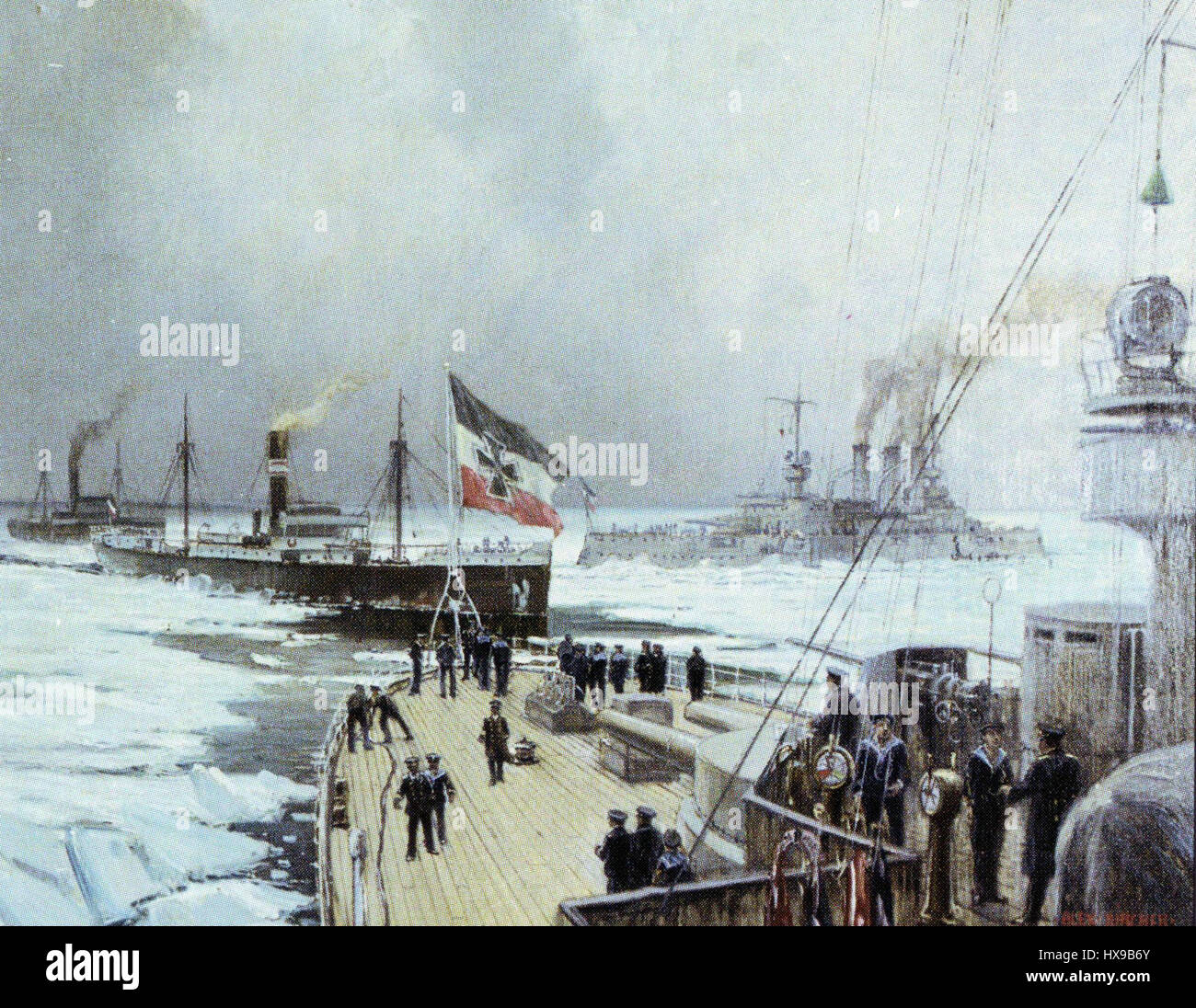 Icebreaker operations baltic sea hi-res stock photography and images ...