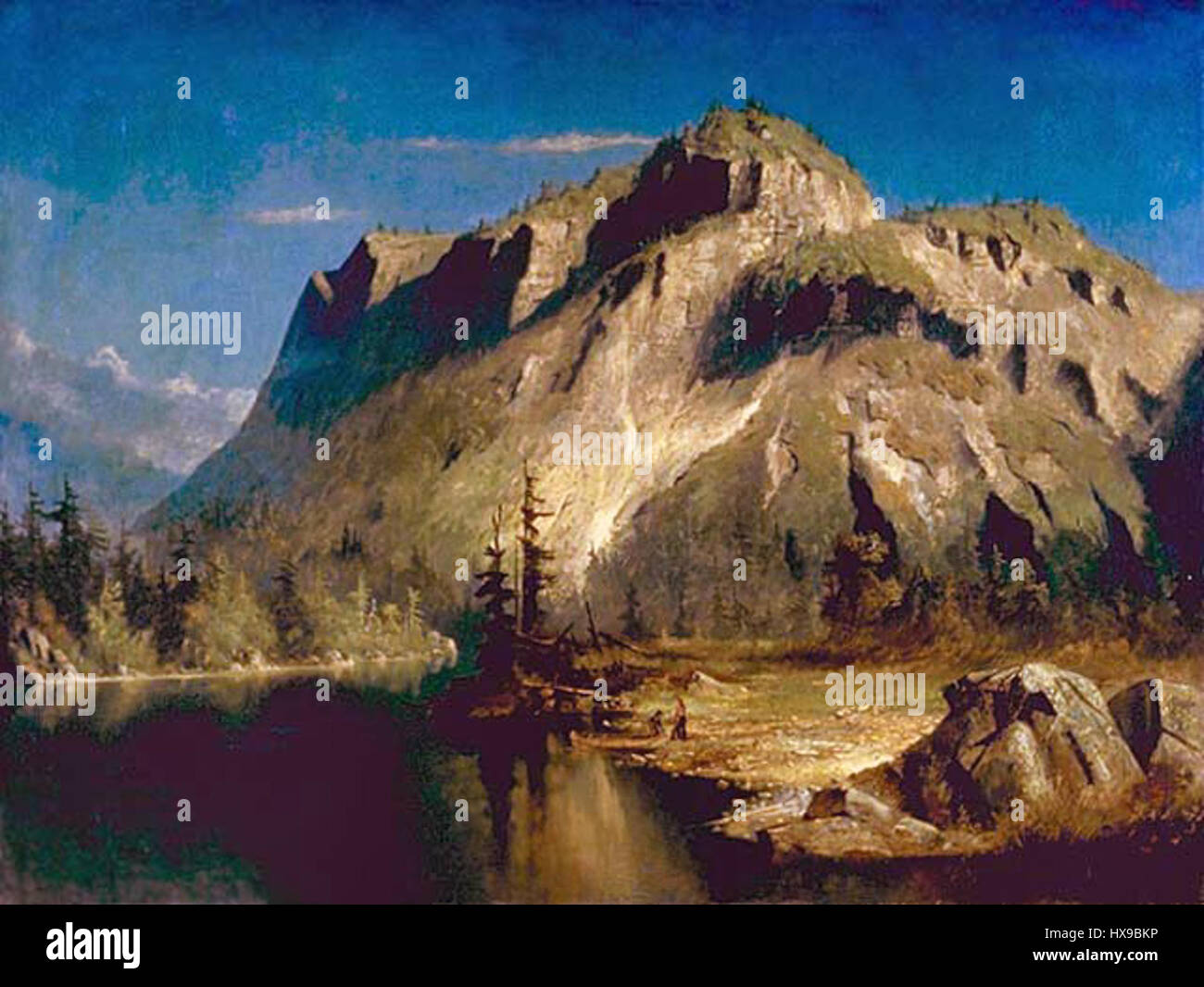 Untitled Landscape (1870 1880) Unknown Canadian painter Stock Photo - Alamy