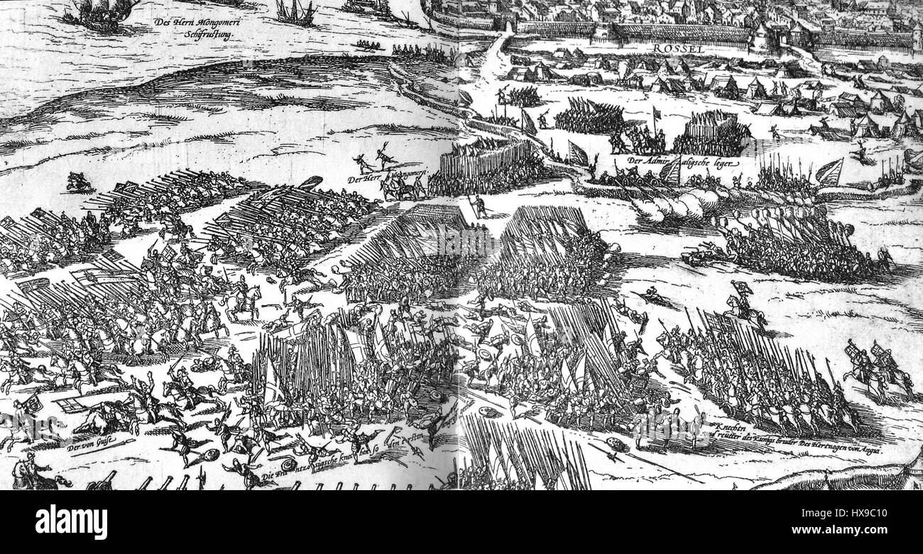 Siege of La Rochelle 1572 1573 Stock Photo - Alamy