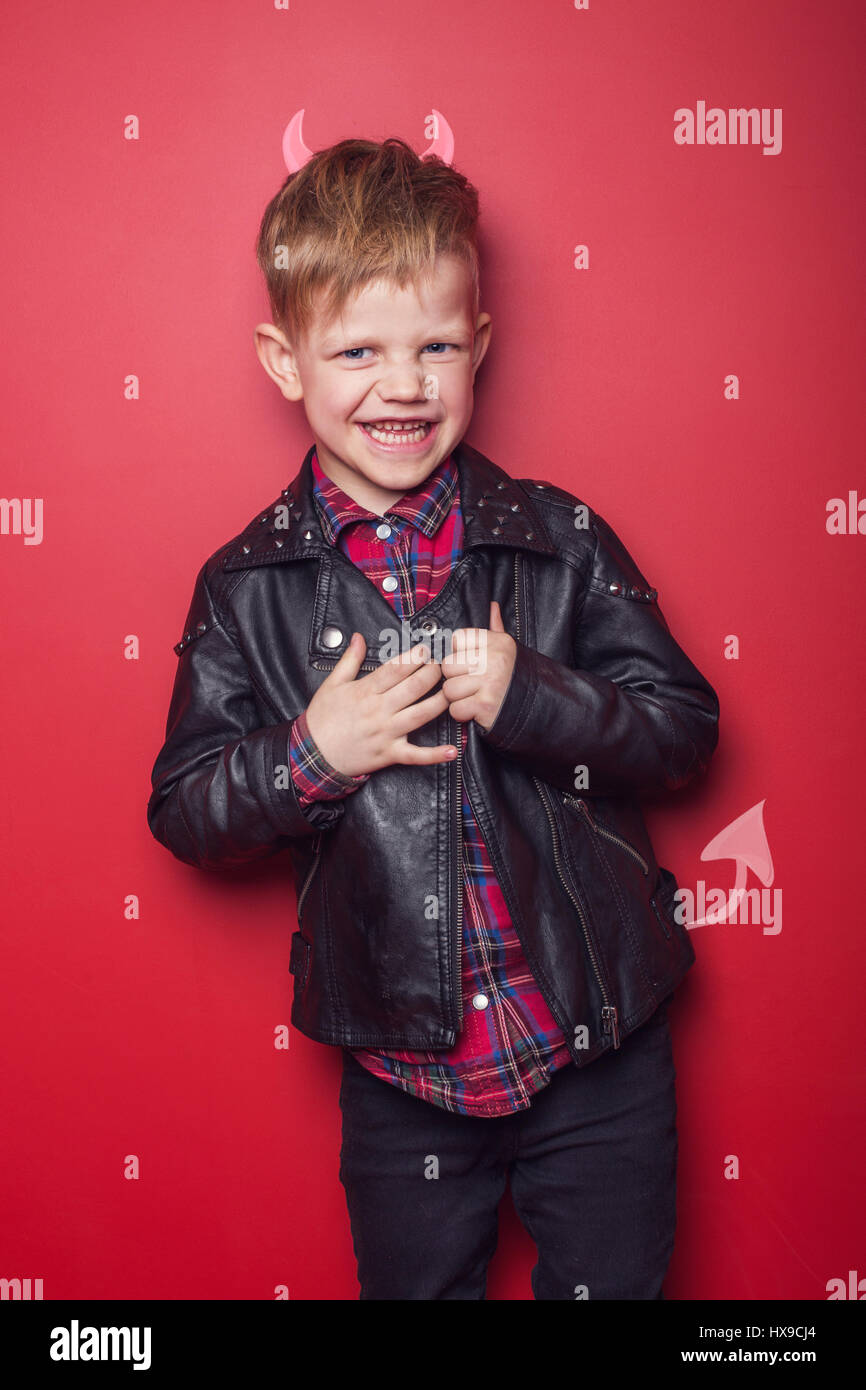 Devil horns and tail hi-res stock photography and images - Alamy