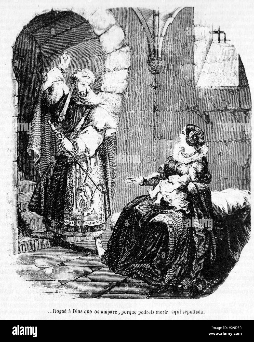 Los Monfies de las Alpujarras Illustration pag 313 Stock Photo - Alamy