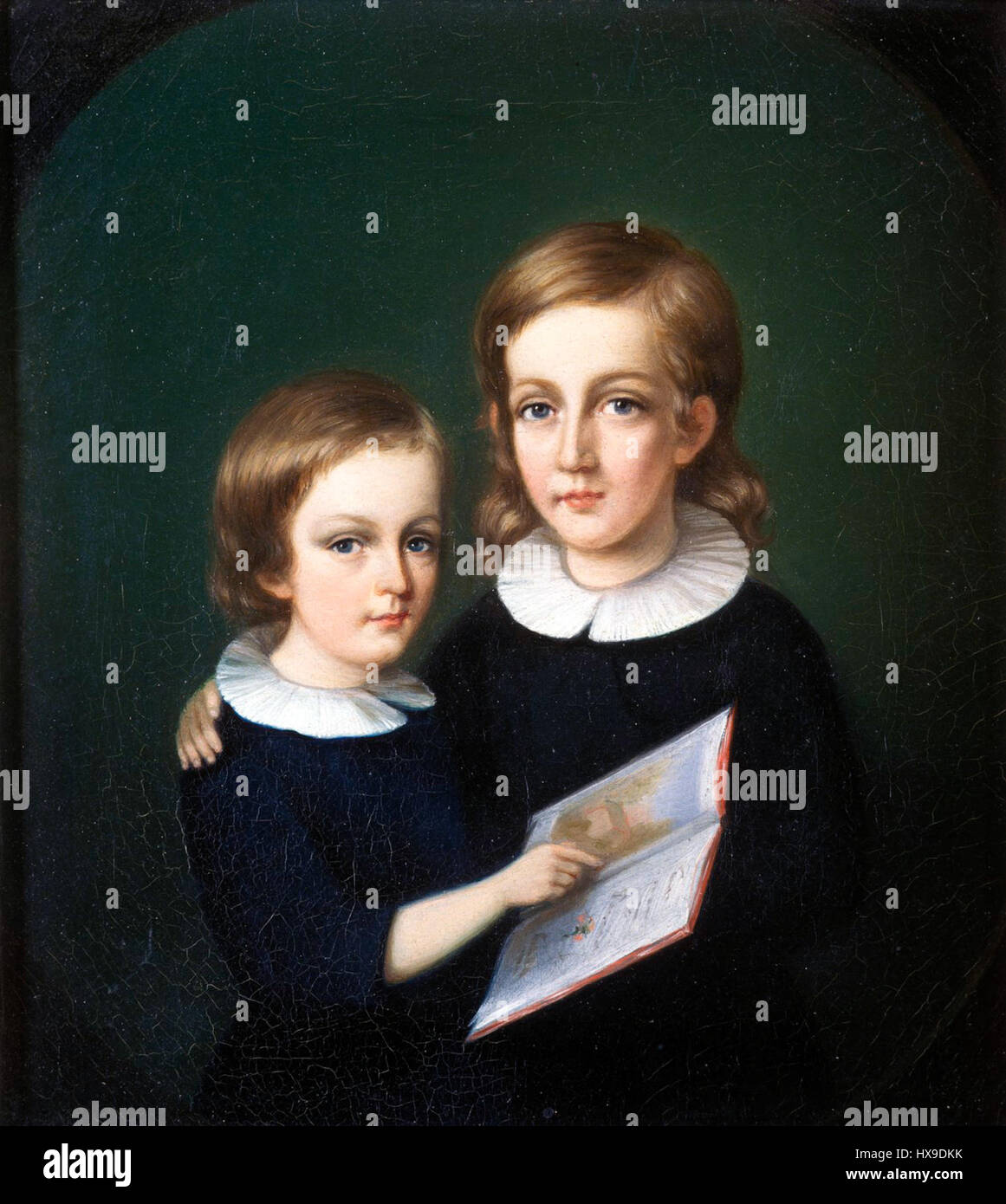 Portraits Karl Bickell Ludwig Bickell um 1850 Stock Photo - Alamy
