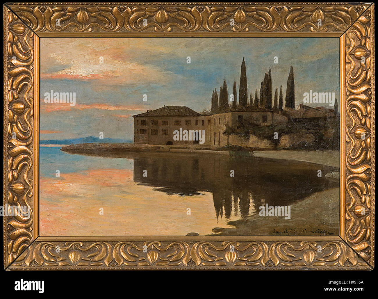 San Vigilio Gardasee Curt Agthe 1 Stock Photo - Alamy