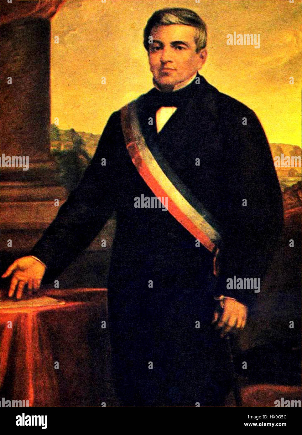 Retrato Manuel Montt Stock Photo - Alamy