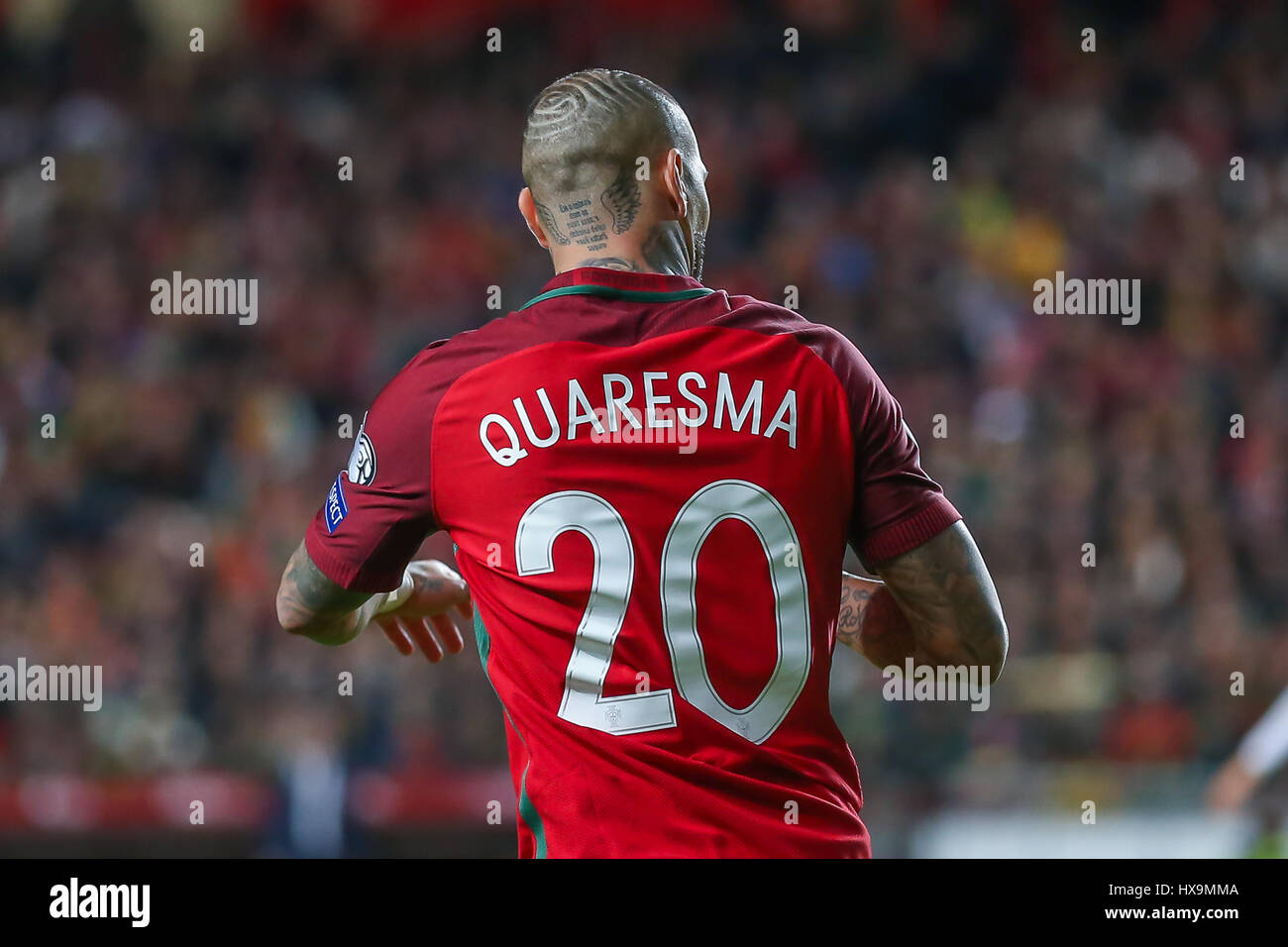 March 25, 2017. Lisbon, Portugal. Portugal's forward Ricardo Quaresma ...