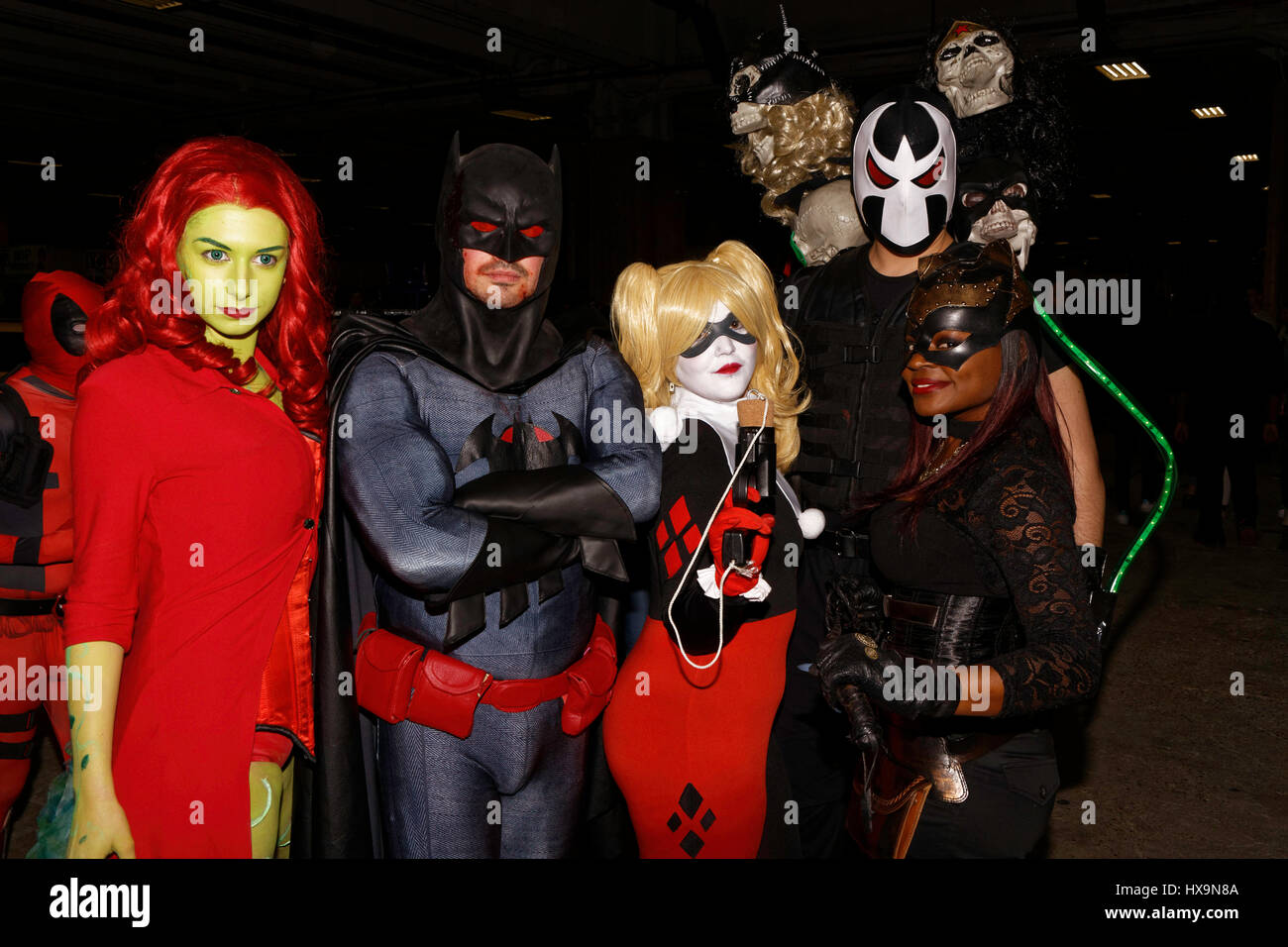 Paris, France, 25th March 2017. Portrait of Cosplay fans during the ...