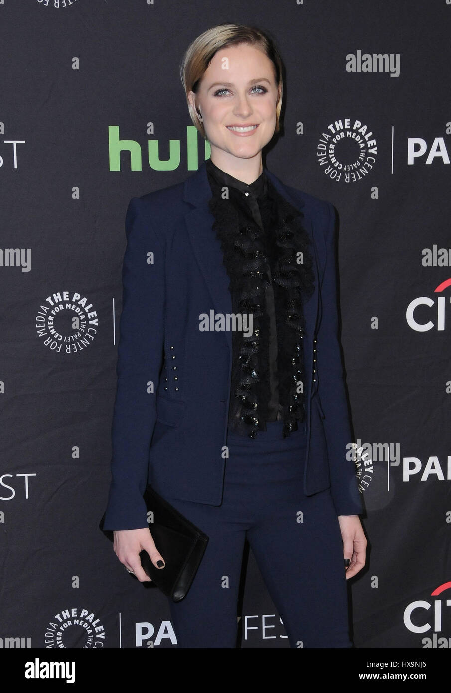 Hollywood, CA, USA. 25th Mar, 2017. - Evan Rachel Wood. The Paley ...