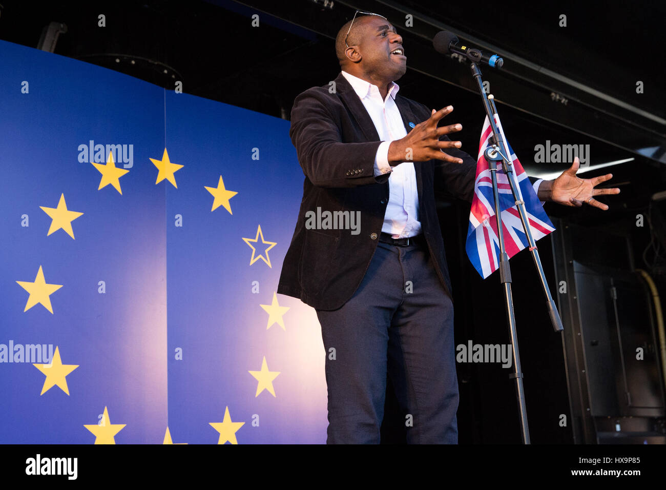 London, UK. 25th Mar, 2017. David Lammy, Labour MP for Tottenham ...