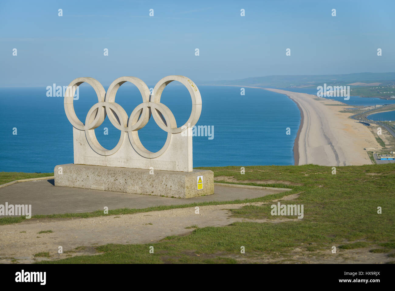 View Of The Olympic Rings High Resolution Stock Photography and Images ...