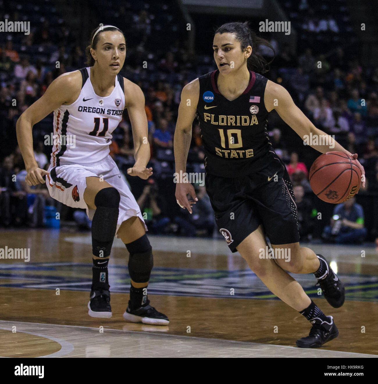 Stockton, CA, USA. 25th Mar, 2017. A. Florida State guard Brittany ...