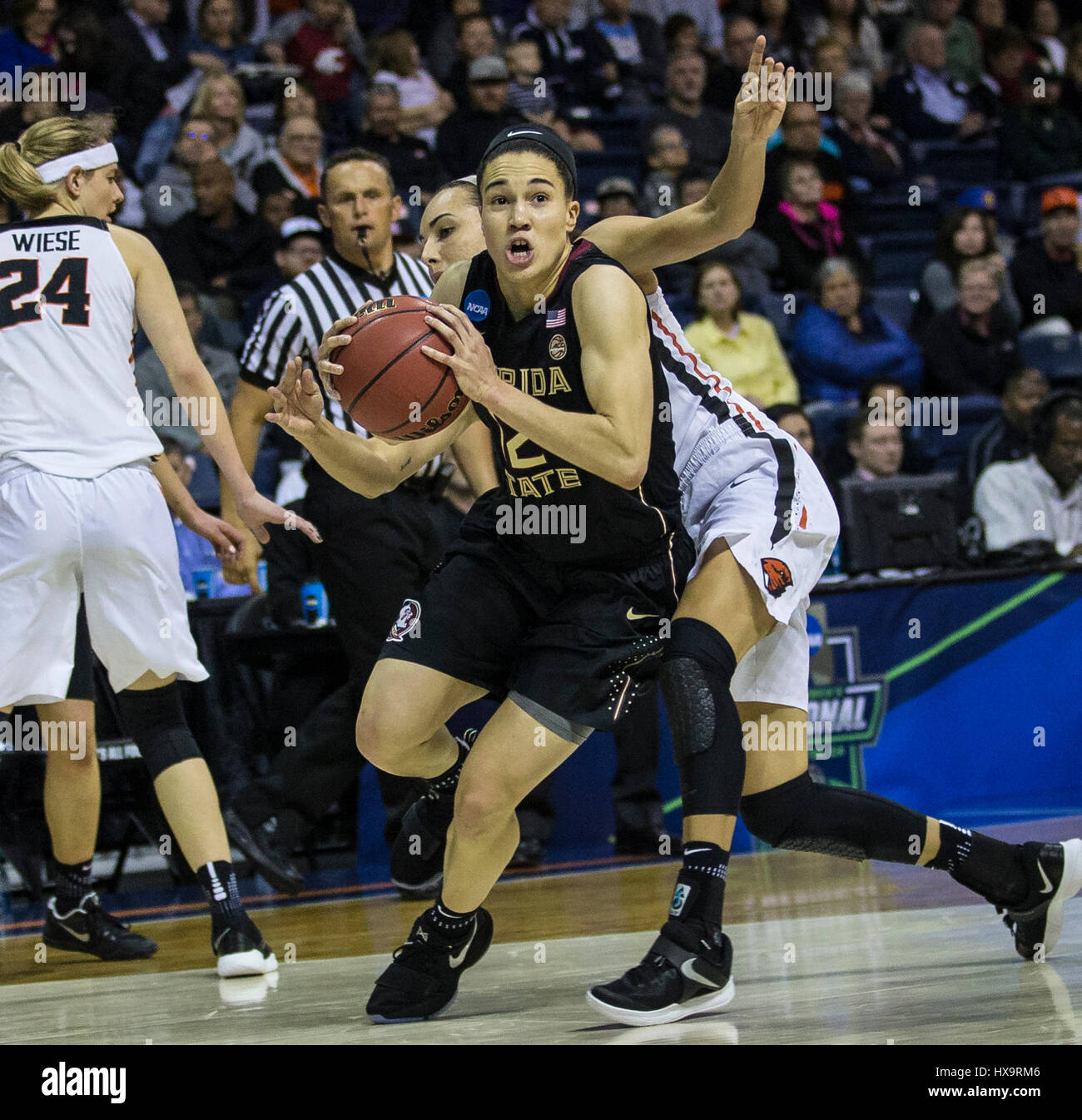 Stockton, CA, USA. 25th Mar, 2017. A. Florida State guard Brittany ...