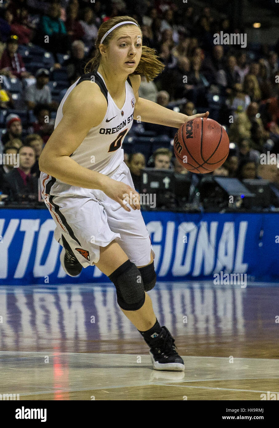 Stockton, CA, USA. 25th Mar, 2017. A. Oregon State guard Mikayla Pivec ...