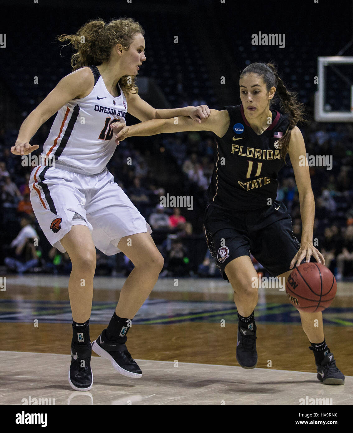 Stockton, CA, USA. 25th Mar, 2017. A. Florida State forward Maria Conde ...