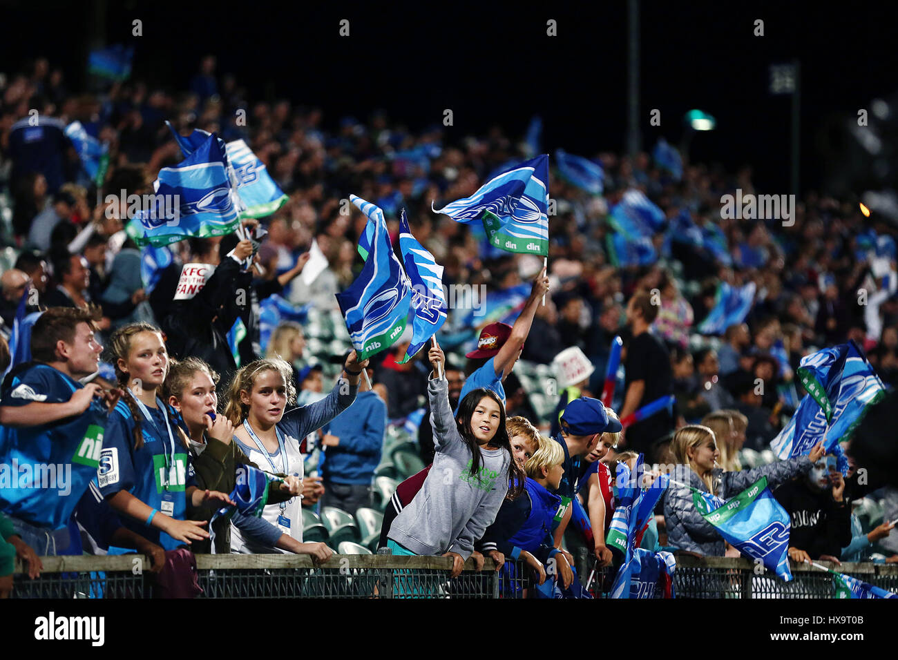 QBE Stadium, Auckland, New Zealand. 25th March 2017. Super Rugby; Blues ...