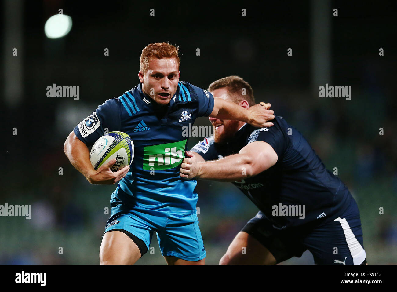QBE Stadium, Auckland, New Zealand. 25th March 2017. Super Rugby; Blues ...