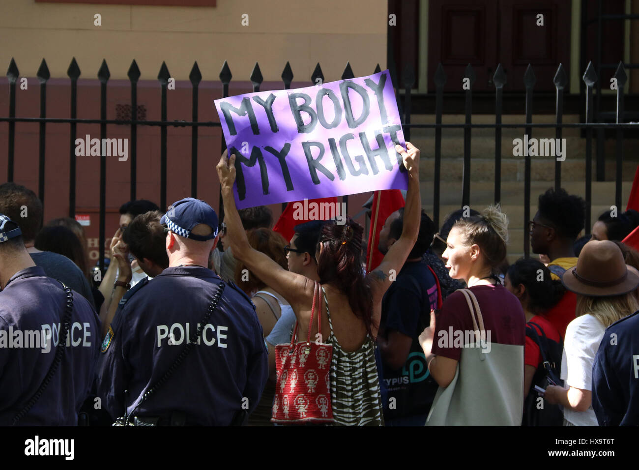 Sydney, Australia. 26 March 2017. After Mass at St. Mary's Cathedral ...