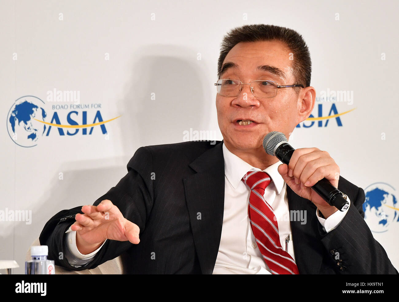 Boao, China's Hainan Province. 26th Mar, 2017. Justin Yifu Lin ...