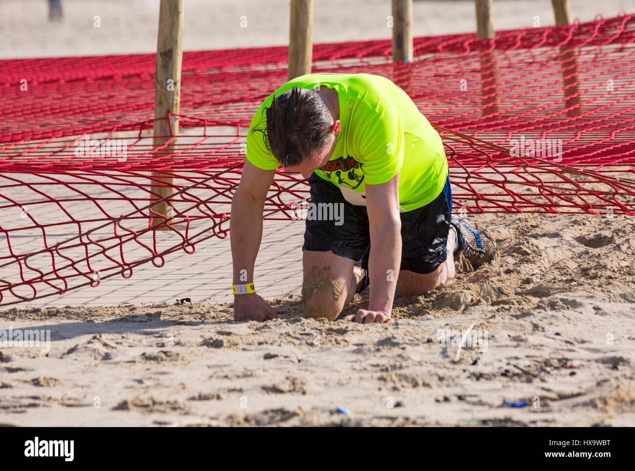 Crawl under the cargo net hi-res stock photography and images - Alamy