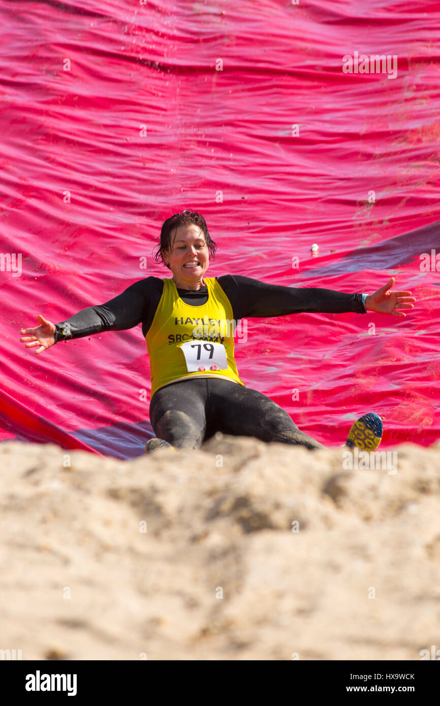 Bournemouth, Dorset, UK. 26th Mar, 2017. The Sandstorm Beach Challenge ...