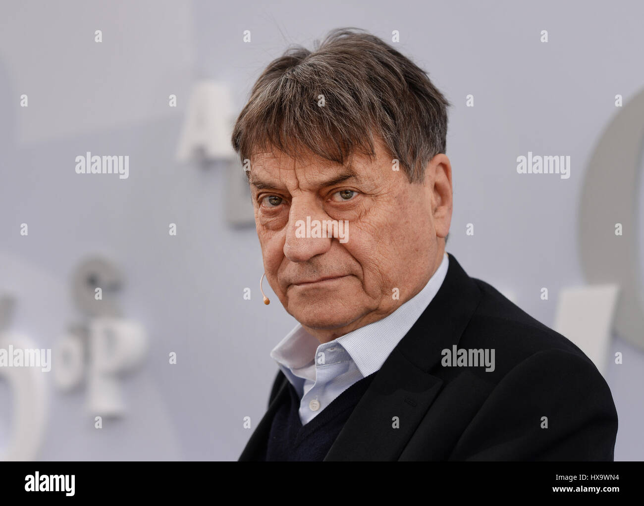Leipzig, Germany. 25th Mar, 2017. Italian writer Claudio Magris ...