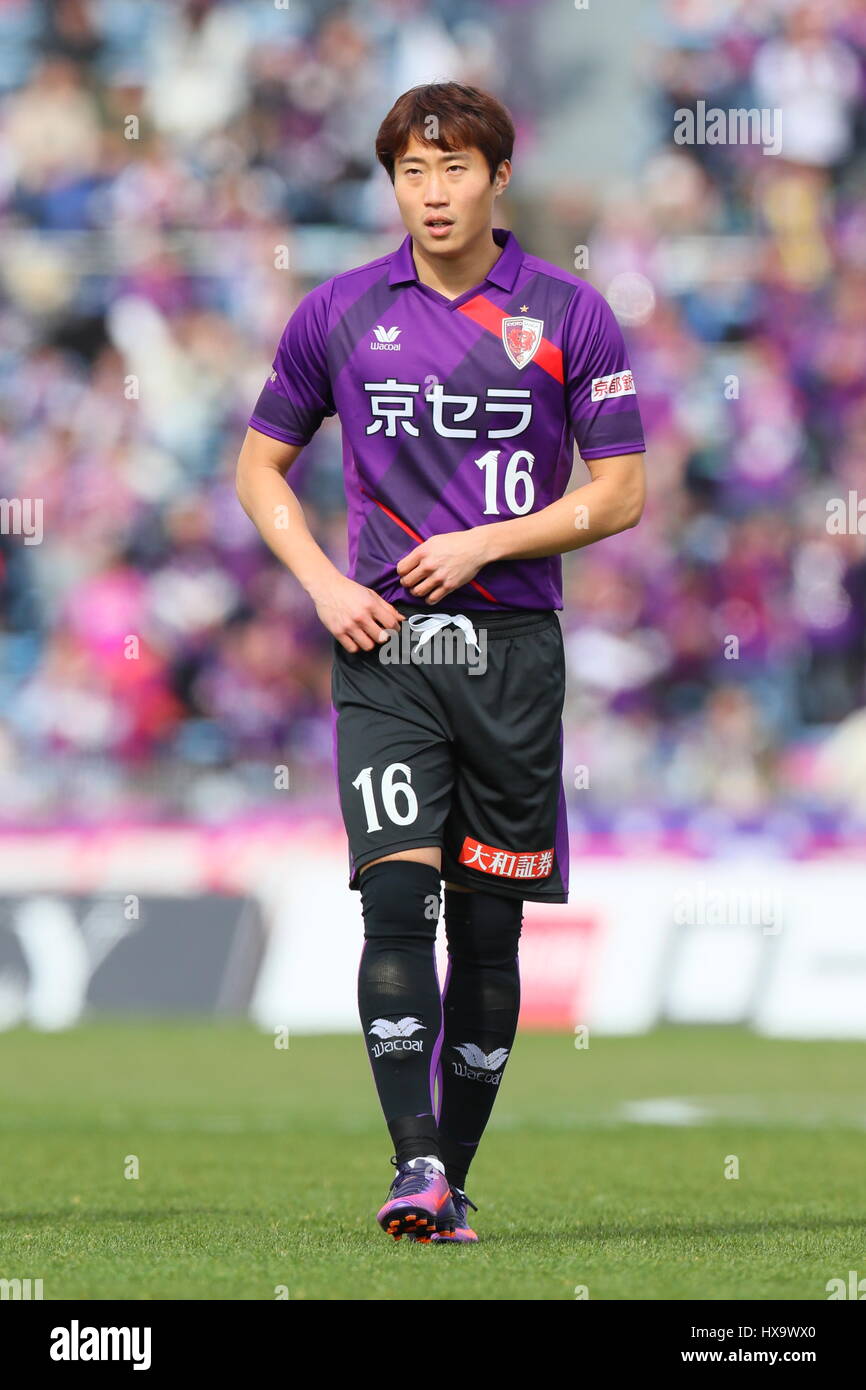 Kyoto Nishikyogoku Athletic Stadium, Kyoto, Japan. 25th Mar, 2017. Lee ...