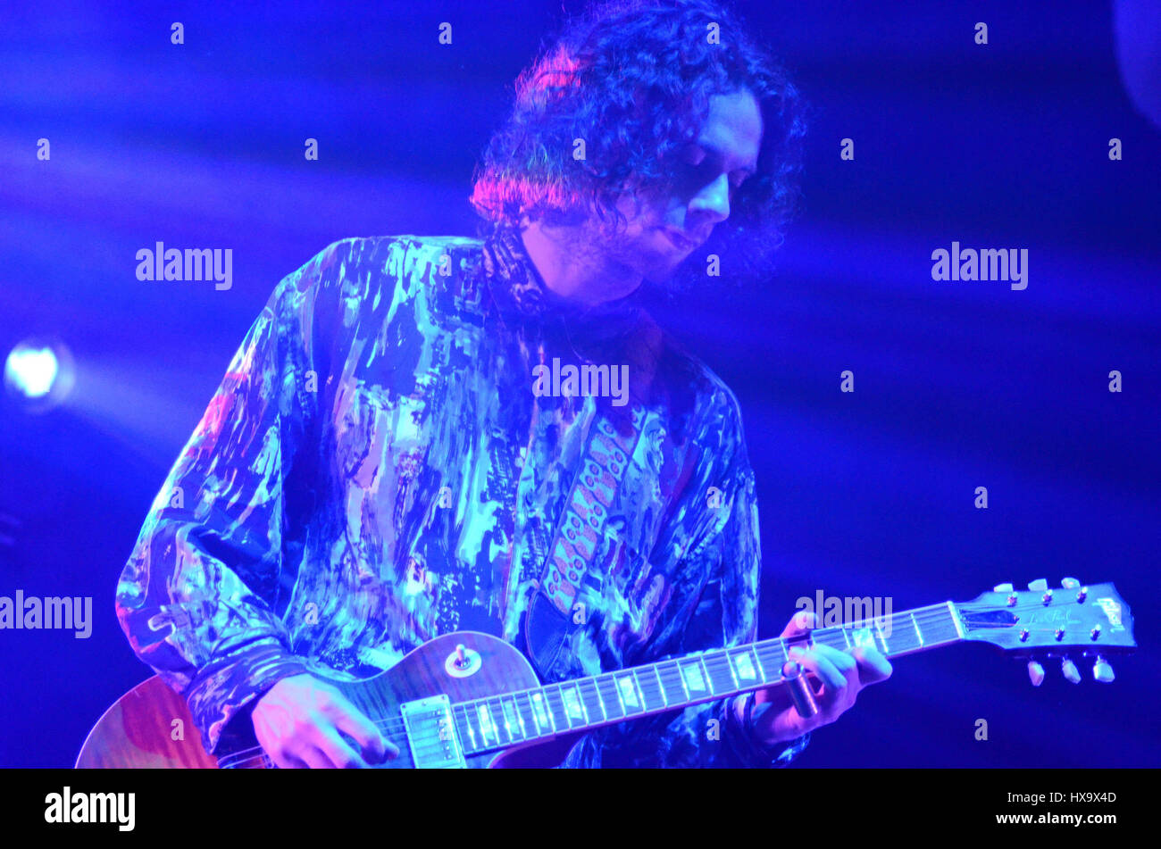 Milwaukee, Wisconsin, USA. 25th Mar, 2017. Guitarist Rubin Pollock of ...