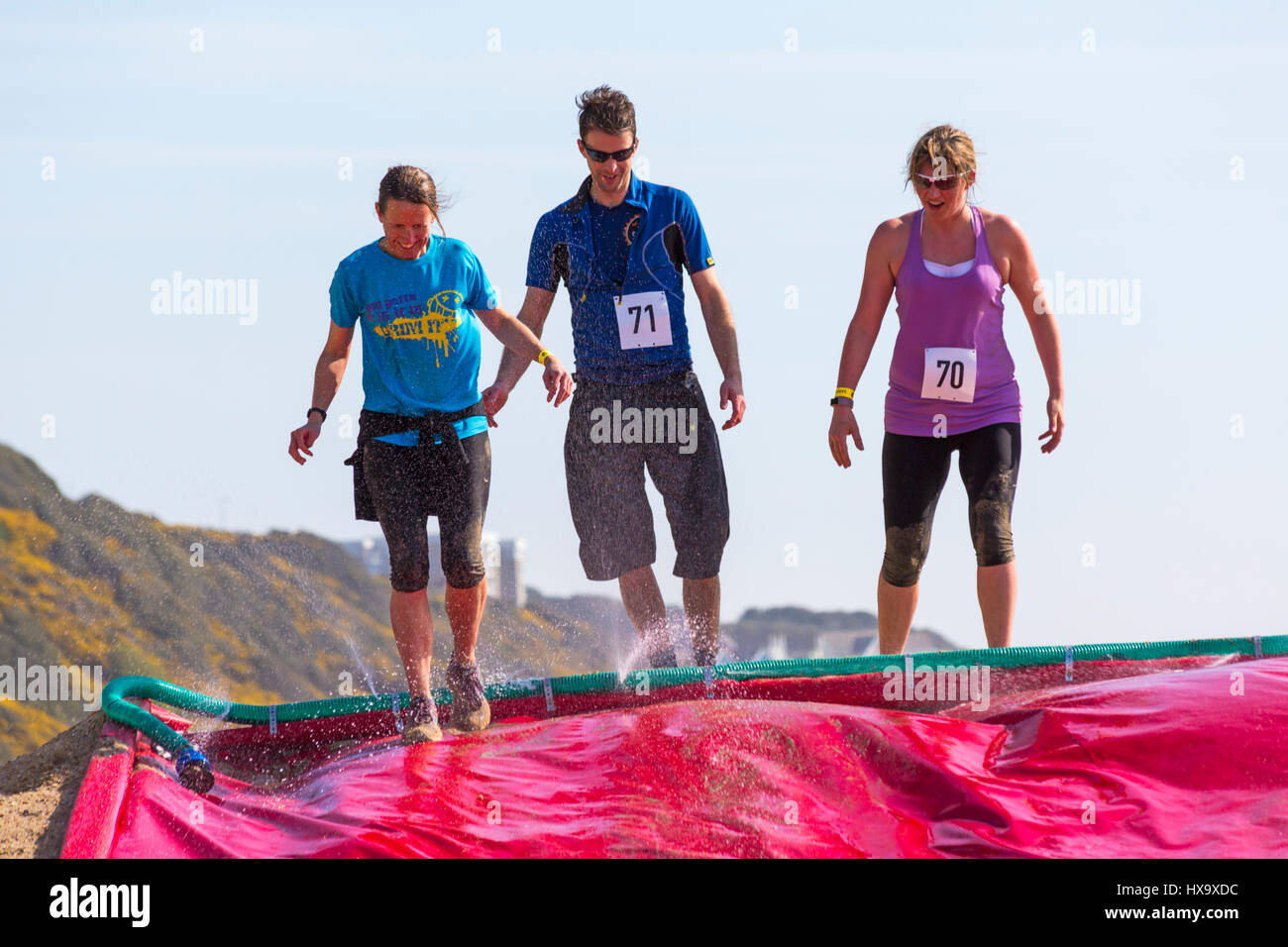 Bournemouth, Dorset, UK. 26th Mar, 2017. The Sandstorm Beach Challenge ...