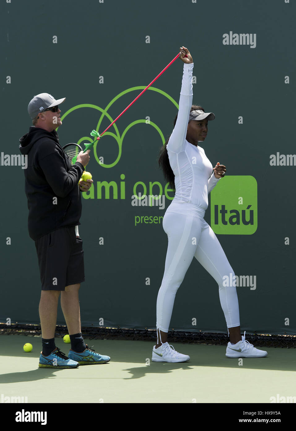 Miami, FL, USA. 26th Mar, 2017. MARCH, 26 - MIAMI, FL: Serena Williams ...