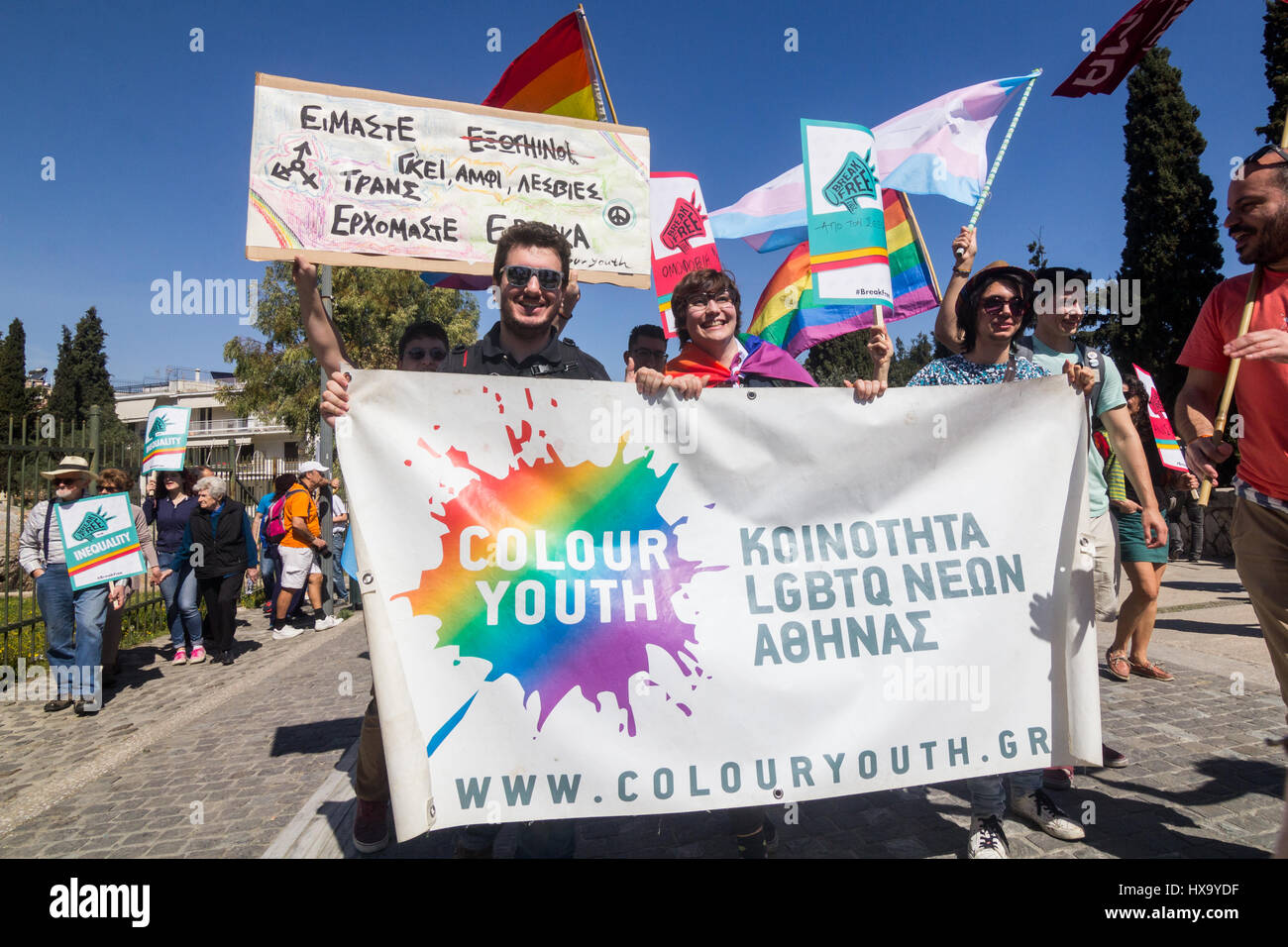 Athens, Greece. 26th Mar, 2017. Break Free action took place in Athens ...